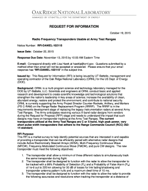 Fillable Online Radio Frequency Transponders Usable at Army Test Ranges ...