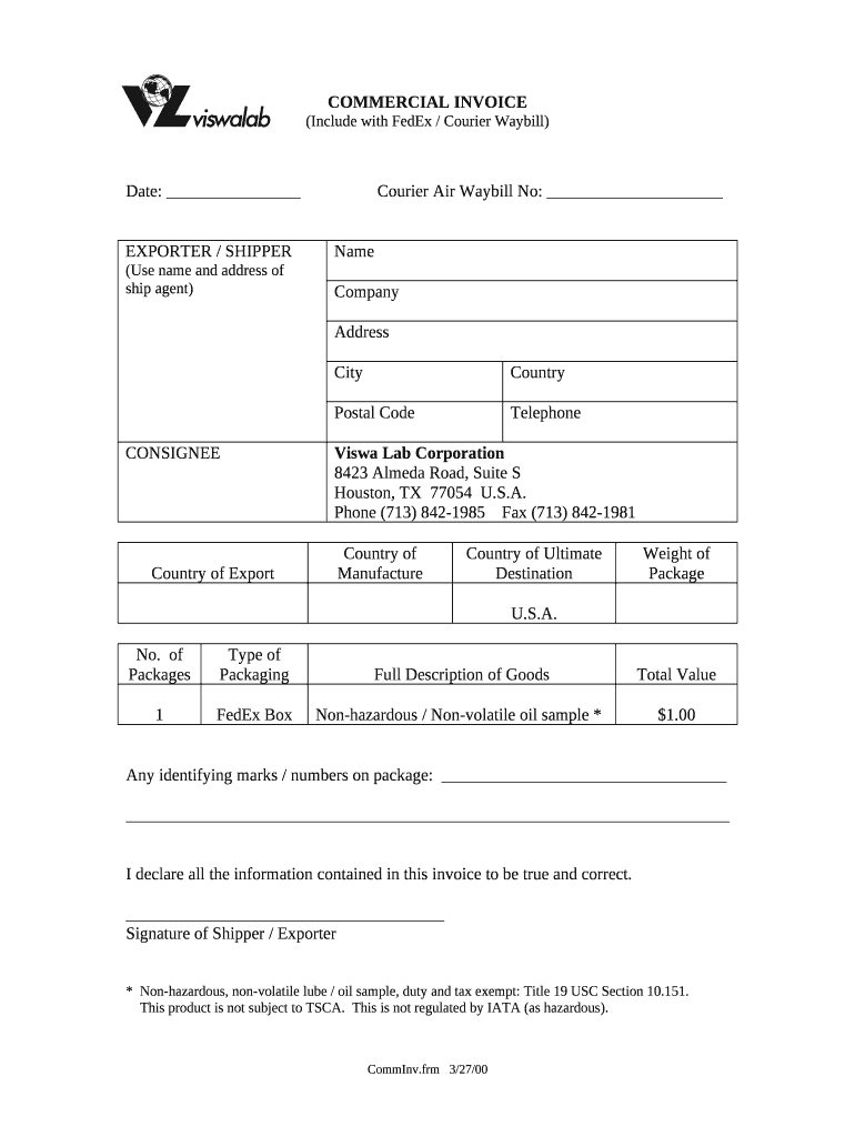 (Include with FedEx / Courier Waybill) Doc Template | pdfFiller
