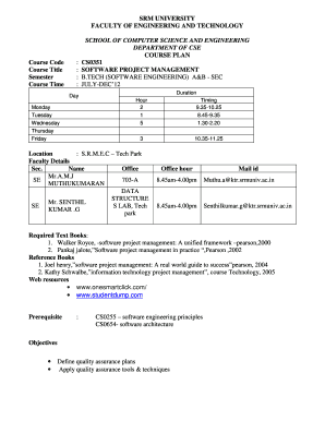 Fillable Online TECH (SOFTWARE ENGINEERING) A&B - SEC Fax Email Print ...
