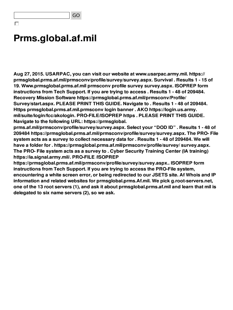 Fillable Online USARPAC, you can visit our website at www Fax Email ...