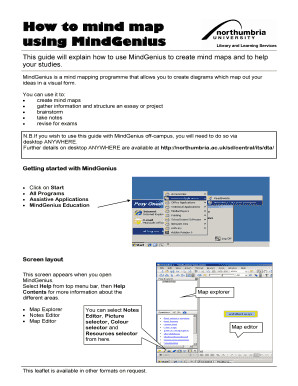 Fillable Online How to mind map Fax Email Print - pdfFiller