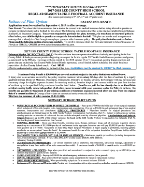 Fillable Online ****IMPORTANT NOTICE TO PARENTS**** Fax Email Print ...