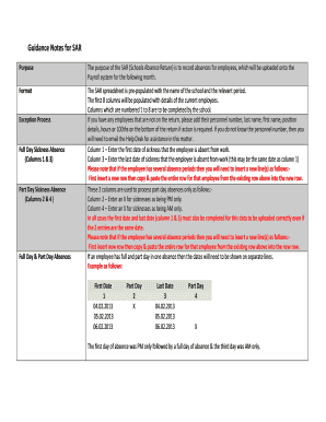 Fillable Online Guidance Notes for SAR Fax Email Print - pdfFiller