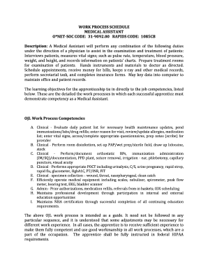 Fillable Online O*NET-SOC CODE: 31-9092 Fax Email Print - pdfFiller