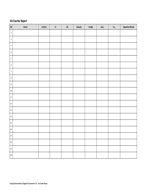 Fillable Online Ah-Counter Report Fax Email Print - pdfFiller
