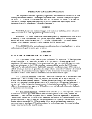 This Independent Contractor Agreement (Agreement) is made effective as ...