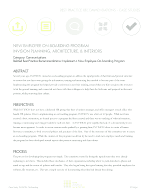 Fillable Online BEST PRACTICE RECOMMENDATIONS - CASE STUDIES Fax Email Print - pdfFiller