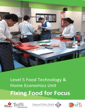 Fillable Online Level 5 Food Technology & Fax Email Print - pdfFiller