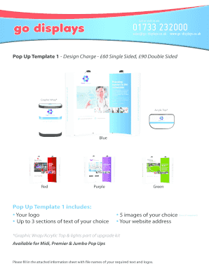 Fillable Online Call or visit us on: Fax Email Print - pdfFiller