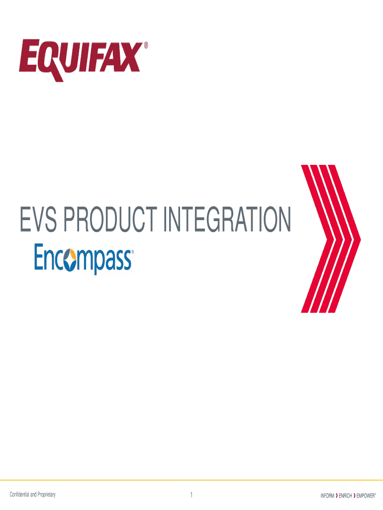 Fillable Online EVS PRODUCT INTEGRATION Fax Email Print - pdfFiller