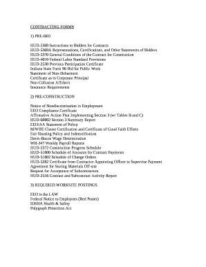 1) PRE-BID Doc Template | pdfFiller