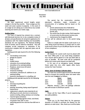 Fillable Online Power Outages Fax Email Print - pdfFiller