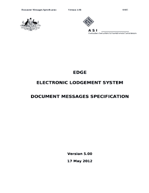 ELECTRONIC LODGEMENT SYSTEM Doc Template | pdfFiller