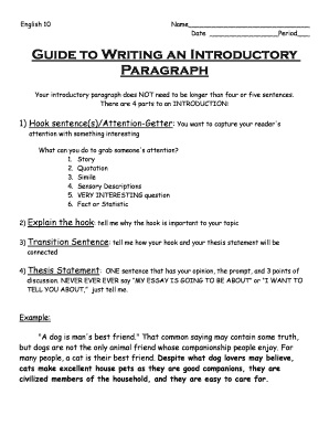 Fillable Online classic eastpennsd Guide to Writing an Introductory Fax ...