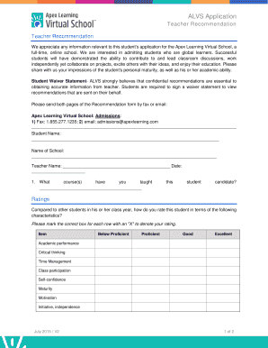 Fillable Online ALVS Application Fax Email Print - pdfFiller
