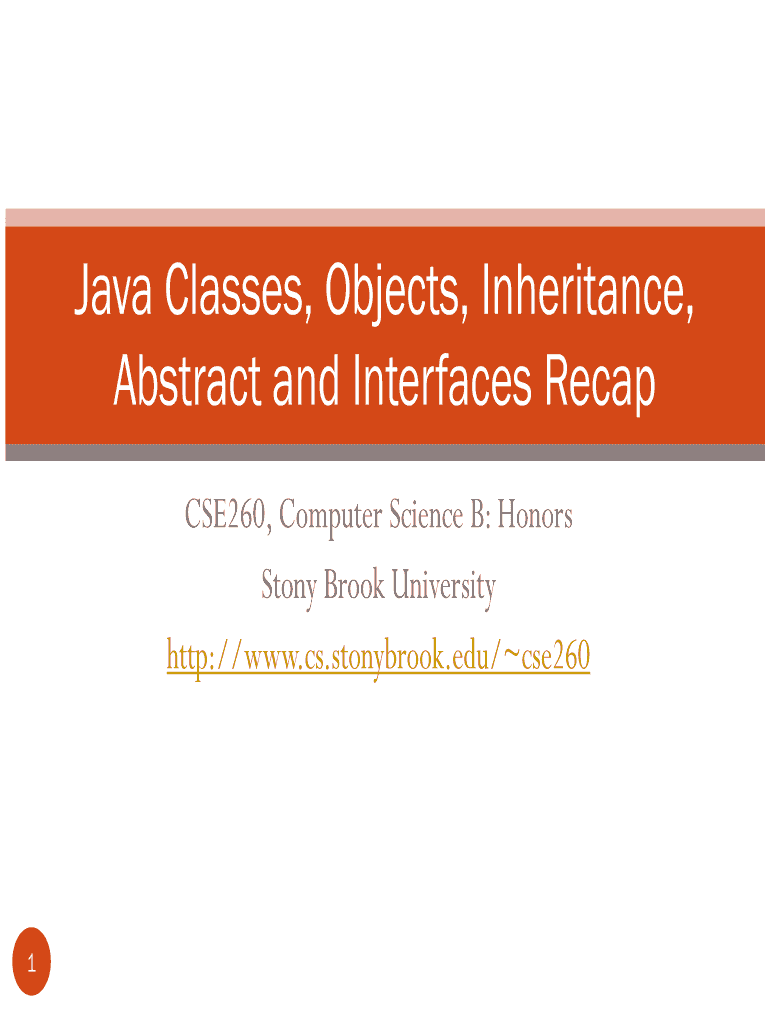 Fillable Online Java Classes Objects Inheritance Fax Email Print 0962