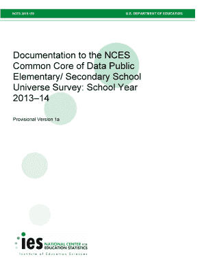 Fillable Online nces ed Documentation to the NCES Fax Email Print ...