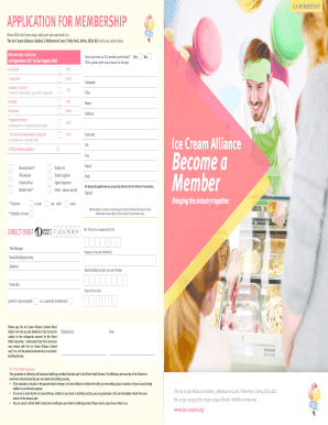 Fillable Online ICA MEMBERSHIP Fax Email Print - pdfFiller