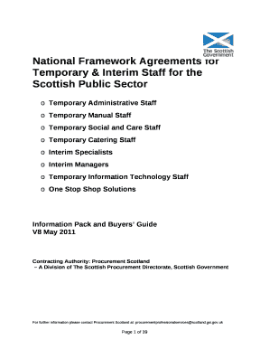 National Framework Agreements for Doc Template | pdfFiller