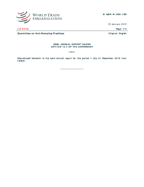 Fillable Online G/ADP/N/280/ISR Fax Email Print - pdfFiller