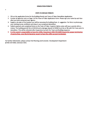 Fillable Online STEPS TO OBTAIN PERMITS Fax Email Print - pdfFiller