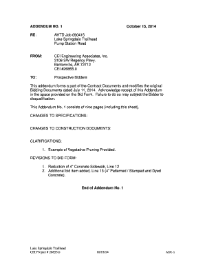 Fillable Online AHTD Job 090415 Fax Email Print - pdfFiller