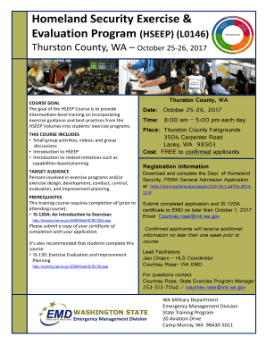 Fillable Online Evaluation Program (HSEEP) (L0146) Fax Email Print ...