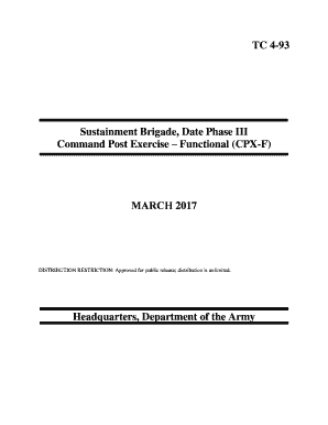 Fillable Online Command Post Exercise Functional (CPX-F) Fax Email ...