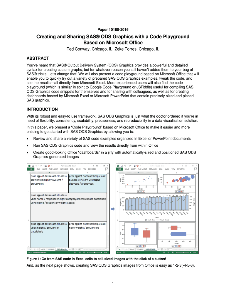 Fillable Online Creating And Sharing Sas Ods Graphics With A Code