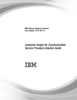 Fillable Online IBM Telecom Analytics Solutions Fax Email Print - pdfFiller