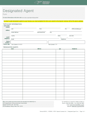 Fillable Online Designated Agent Fax Email Print - pdfFiller