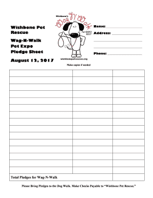 Fillable Online Wishbone Pet Fax Email Print - pdfFiller