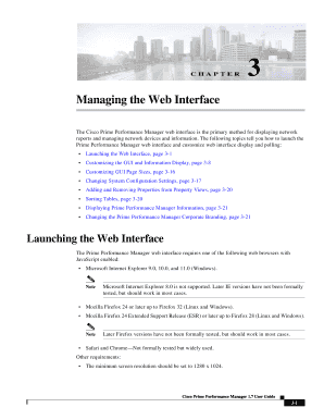 Fillable Online Managing the Web Interface Fax Email Print - pdfFiller