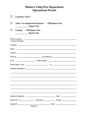 Fillable Online Operational Permit Fax Email Print - pdfFiller