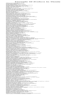 Fillable Online Example Of Preface In Thesis Fax Email Print - pdfFiller