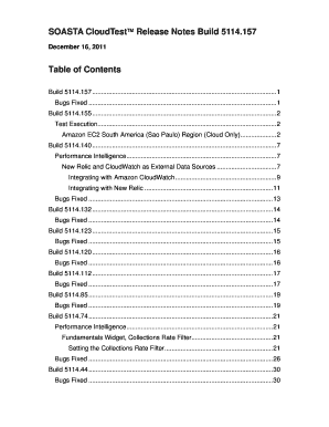 Fillable Online SOASTA CloudTest Release Notes Build 5114 Fax Email ...