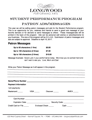 Fillable Online Student performance Program Fax Email Print - pdfFiller