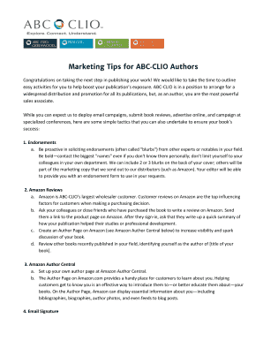 Fillable Online Congratulations on taking the next step in publishing ...