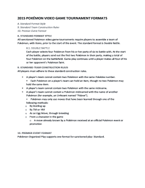 Fillable Online Standard Format Style Fax Email Print - pdfFiller