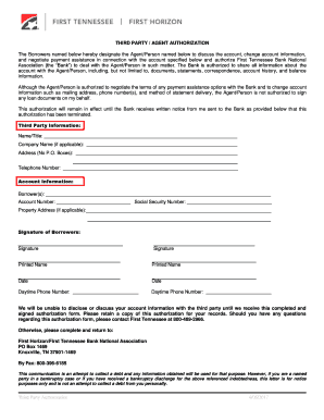 Fillable Online THIRD PARTY / AGENT AUTHORIZATION Fax Email Print ...