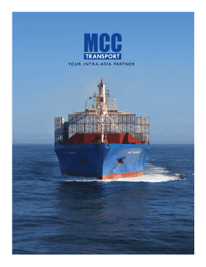 Fillable Online Thank you for shipping with MCC Transport Fax Email Print - pdfFiller