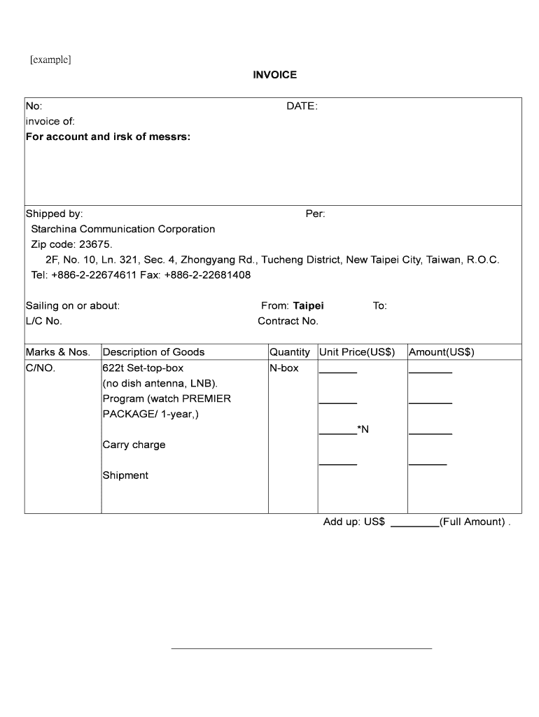 Fillable Online invoice of: Fax Email Print - pdfFiller