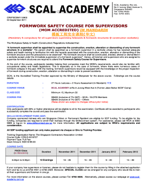 Fillable Online SCAL Academy Pte Ltd, Fax Email Print - pdfFiller