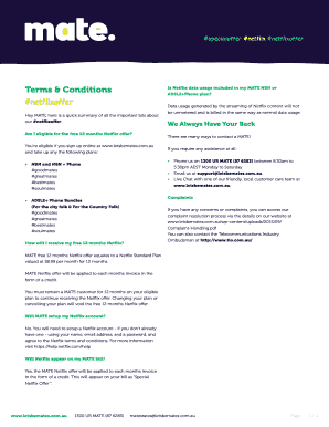 Fillable Online Hey MATE, here is a quick summary of all the important ...