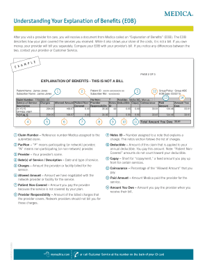 Fillable Online Understanding Your Explanation of Benefits (EOB) Fax ...