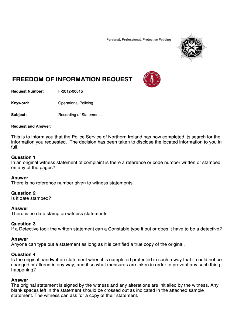 Fillable Online Operational Policing Fax Email Print - pdfFiller