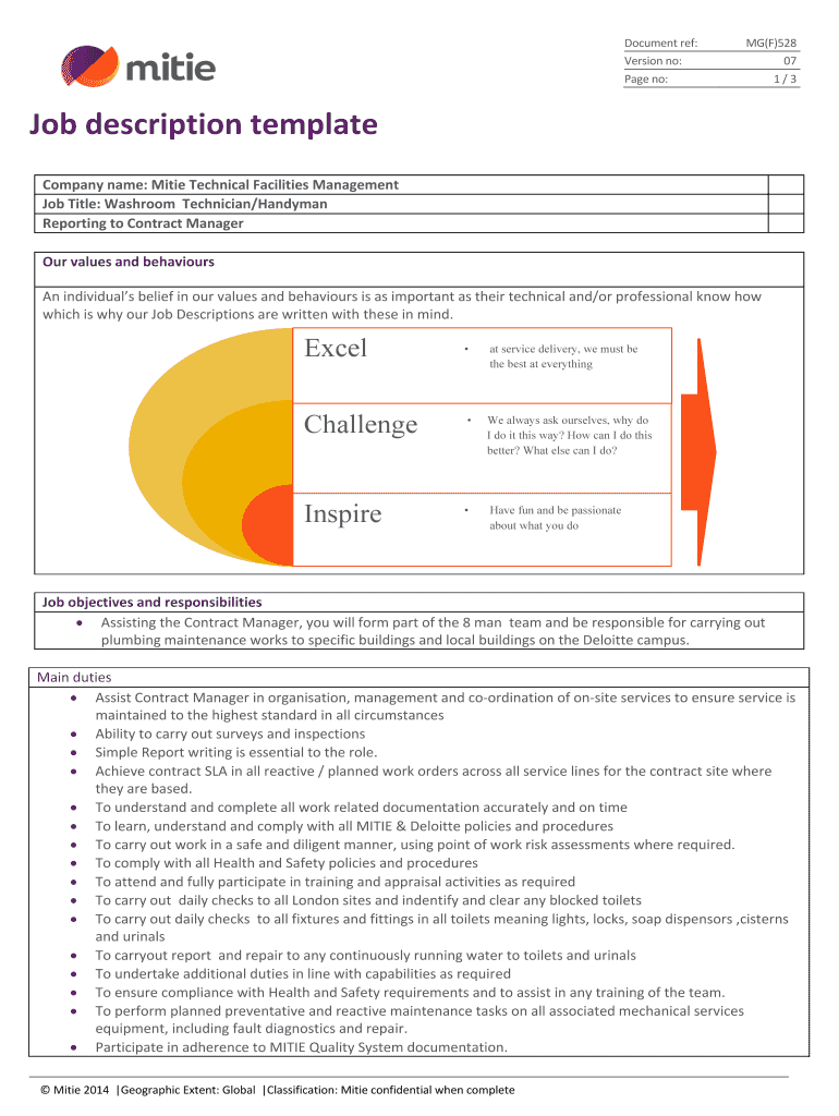Fillable Online Company name: Mitie Technical Facilities Management Fax ...