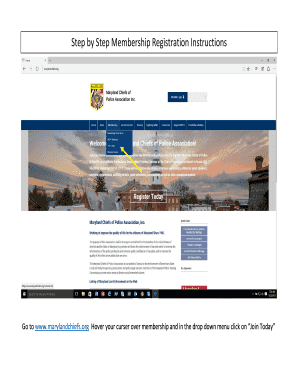 Fillable Online Step by Step Membership Registration Instructions Fax ...