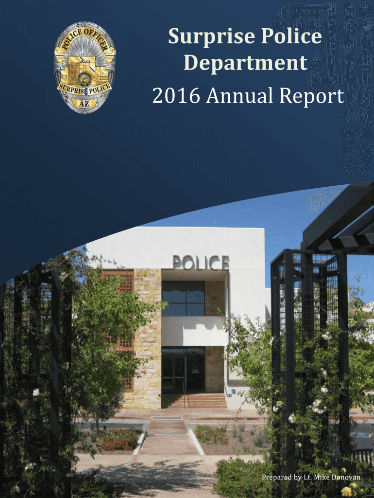 Fillable Online Surprise Police Fax Email Print - pdfFiller