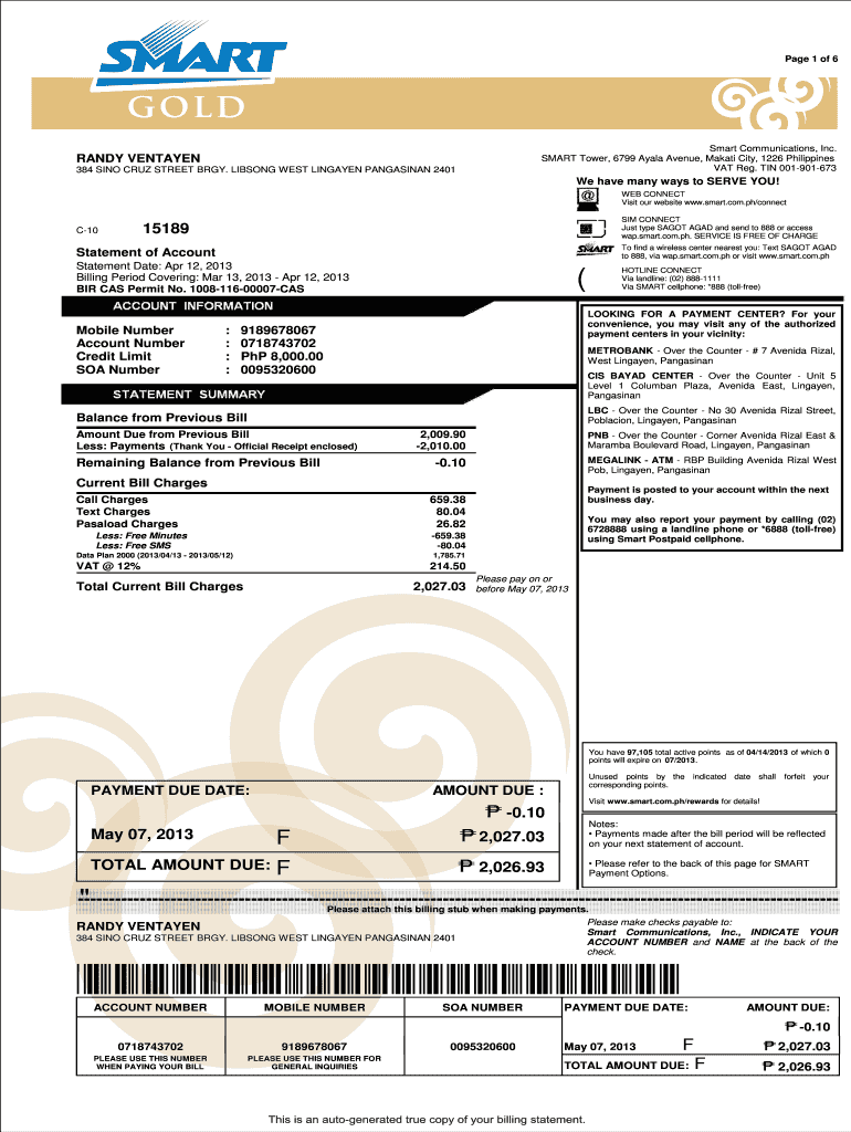 Fillable Online Smart Communications, Inc Fax Email Print - pdfFiller